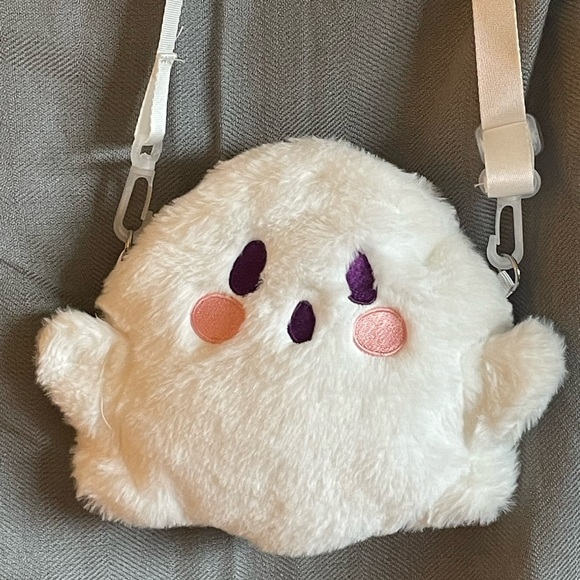Bags | Adopt This Little Furry Ghost For Halloween Halloween Ghost Bag ...